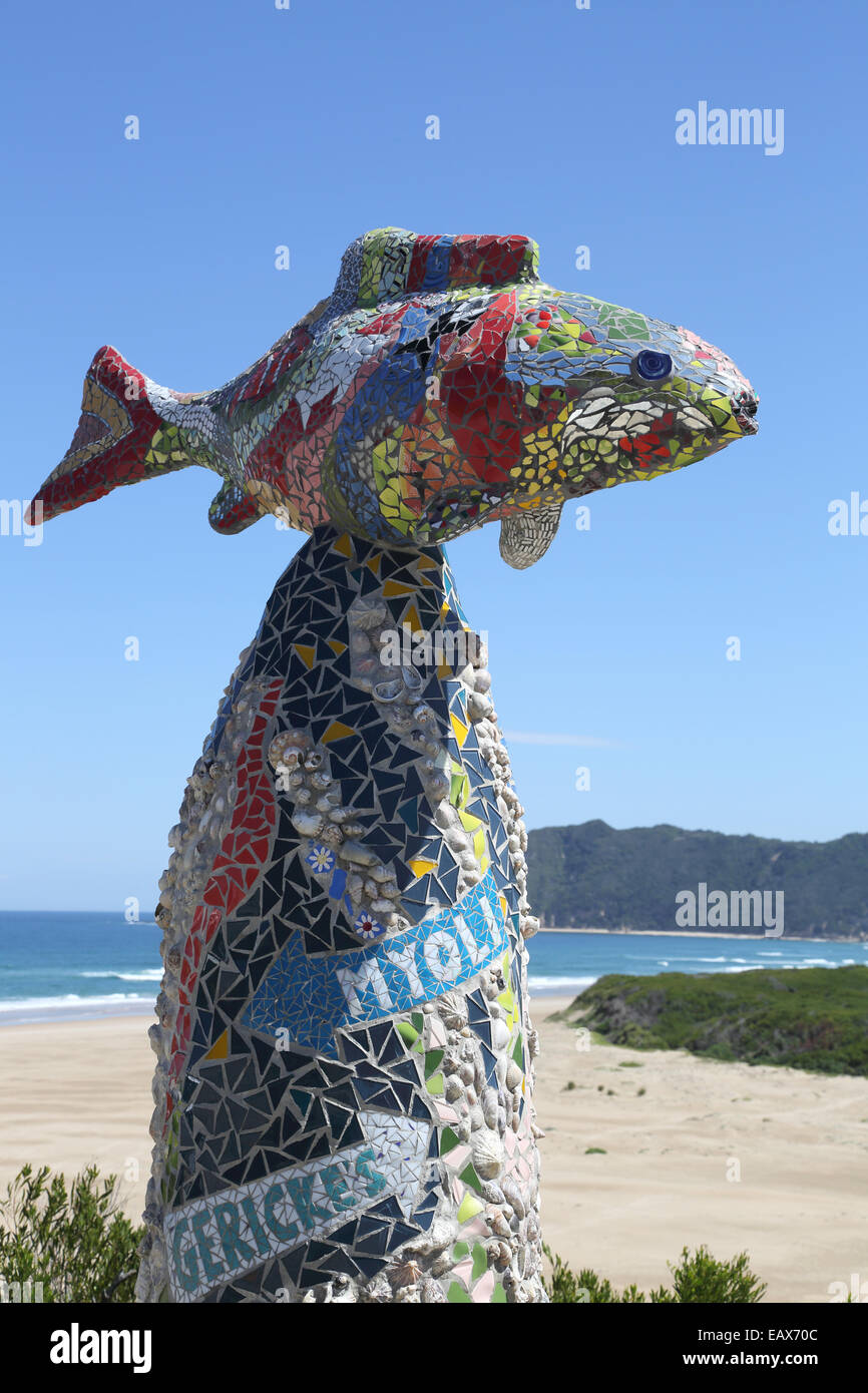 mosaics in the south african town of sedgefield Stock Photo - Alamy
