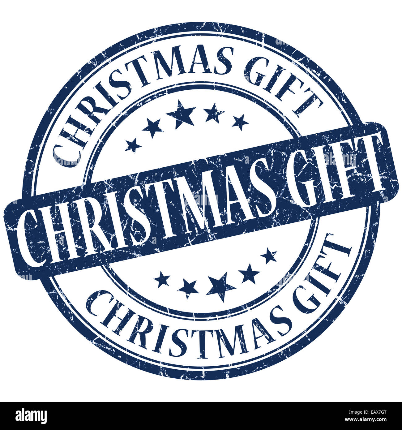 Open blue round gift Cut Out Stock Images & Pictures - Alamy