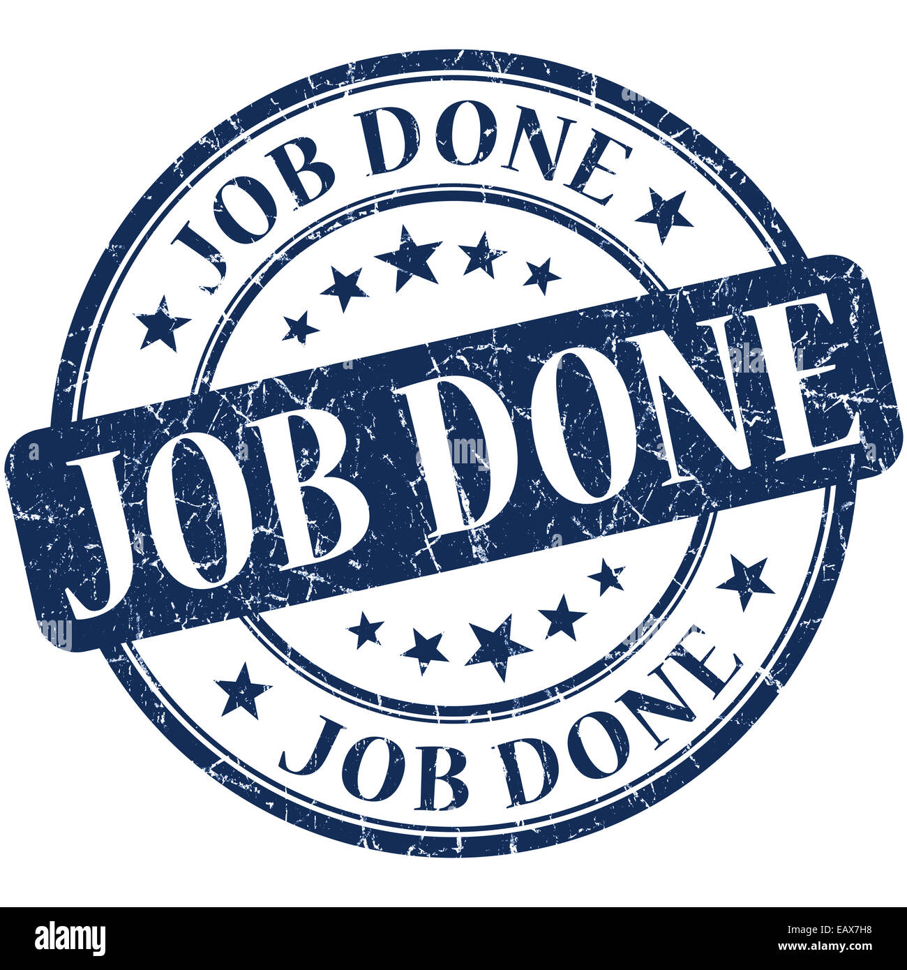 job done stamp Stock Photo - Alamy