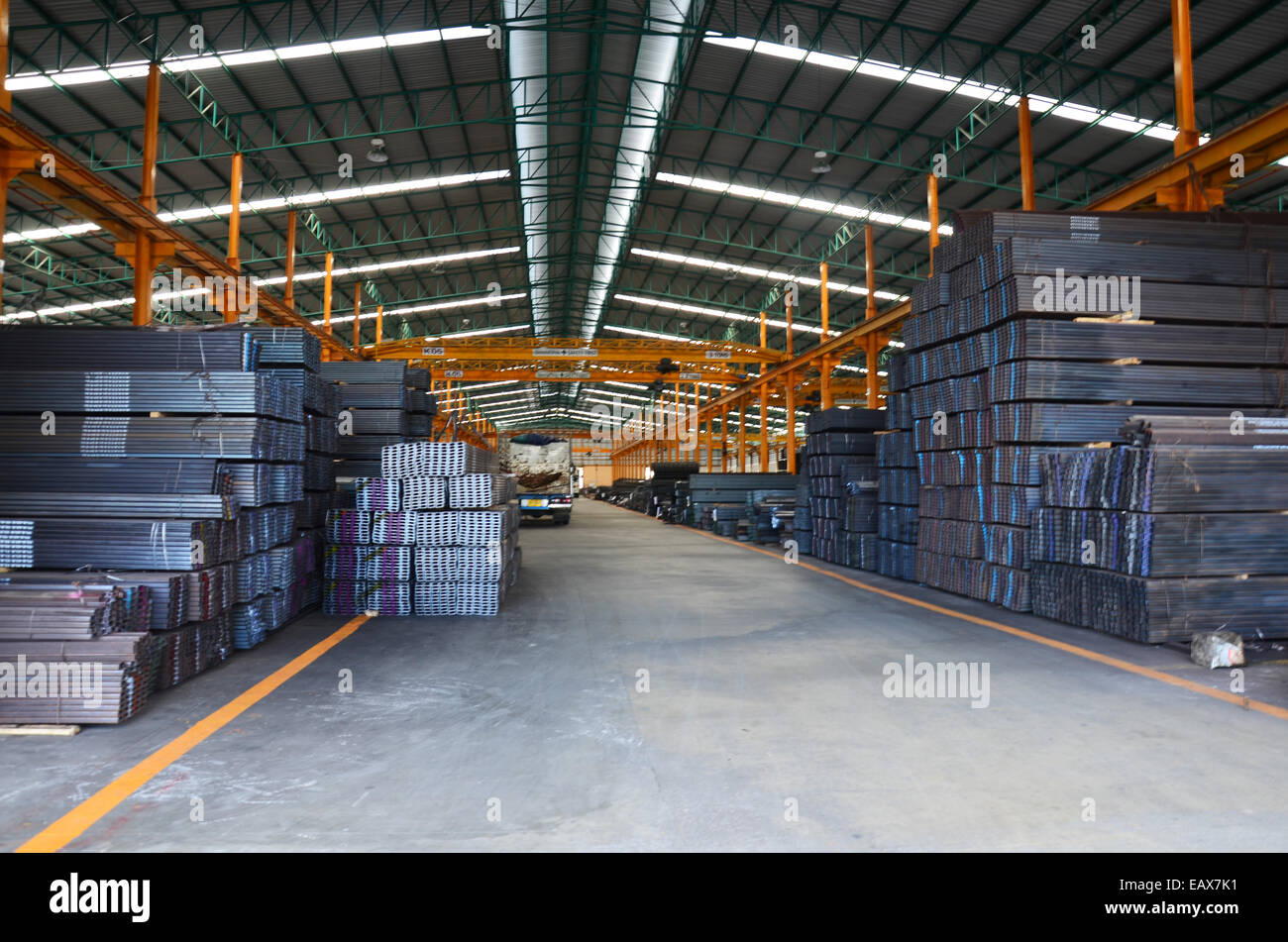 Storage Warehouse Steel Stock Photo - Alamy