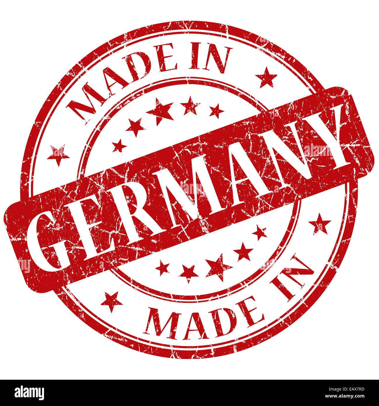 Made In Germany red stamp Stock Photo - Alamy