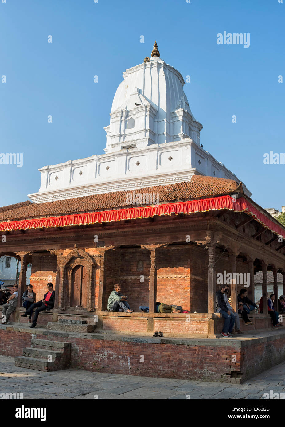 Bhuvana Lakshmeshvara at Durbar Square in Kathmandu, Nepal Stock Photo ...