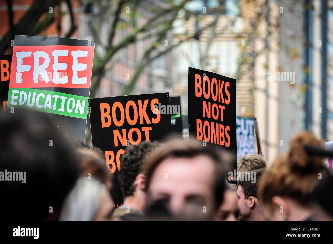 A student demonstration against education fees Stock Photo - Alamy