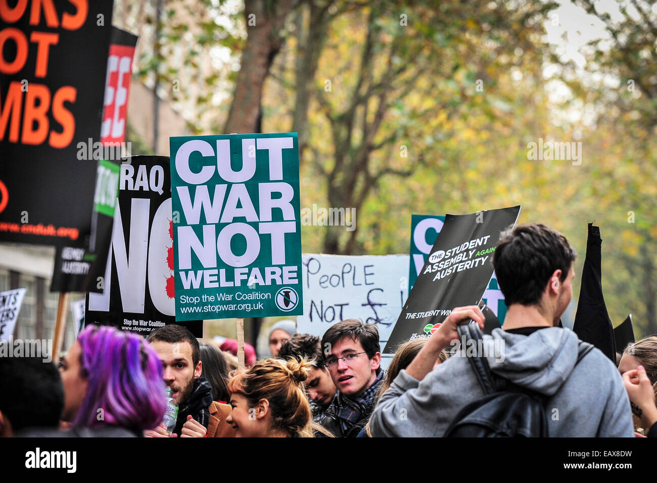 A student demonstration against education fees Stock Photo - Alamy