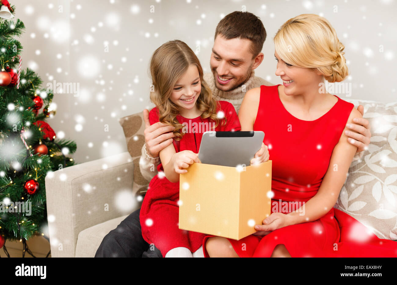 Gift man woman out box hi-res stock photography and images - Alamy