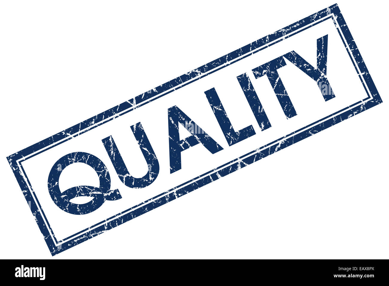 quality blue square stamp Stock Photo - Alamy