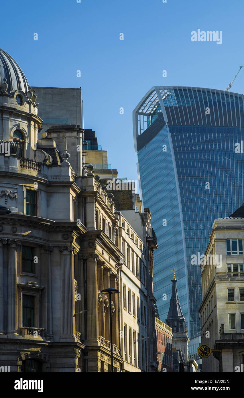 Modern London Architecture in The City district Stock Photo - Alamy