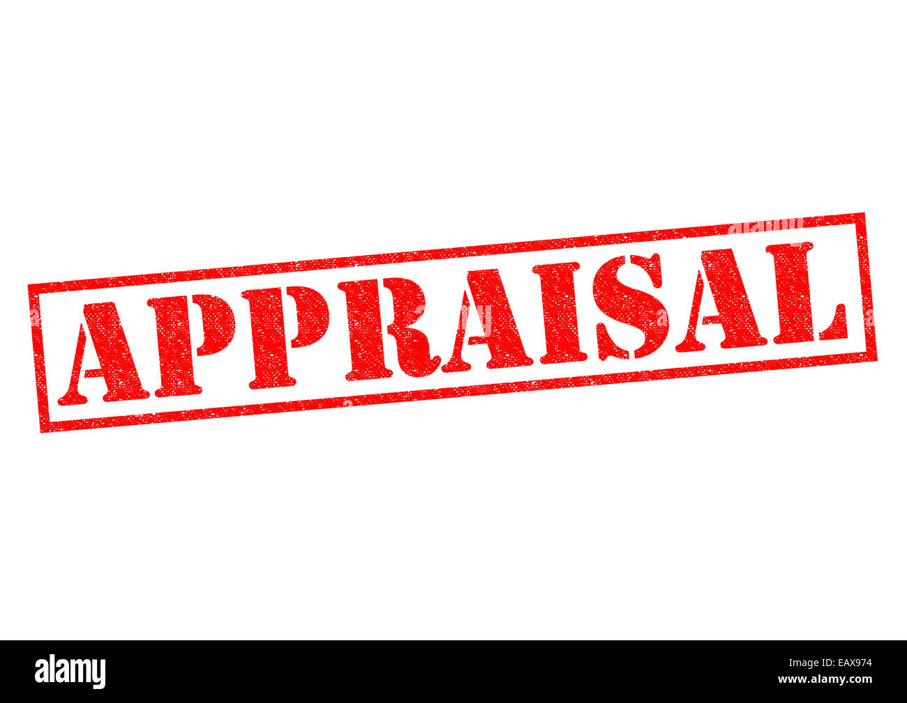 APPRAISAL red Rubber Stamp over a white background Stock Photo - Alamy