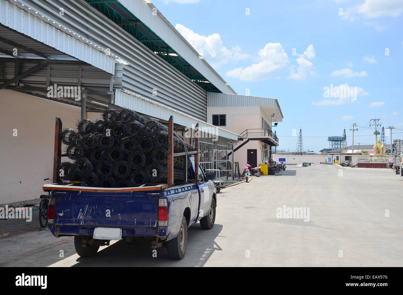 Storage Warehouse Steel Stock Photo - Alamy