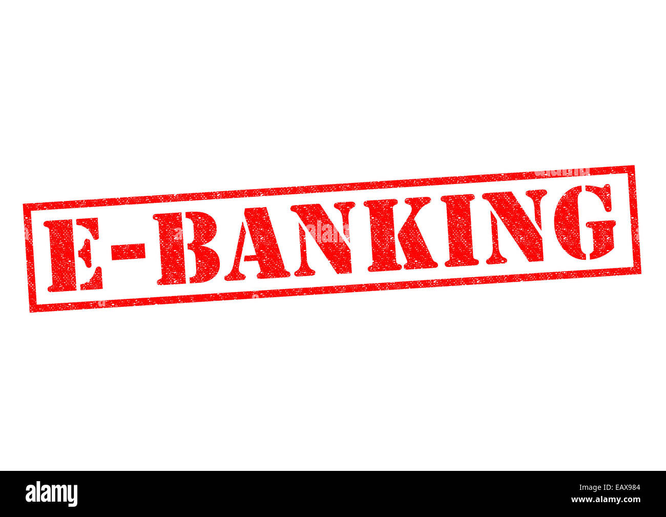 E-BANKING red Rubber Stamp over a white background Stock Photo - Alamy