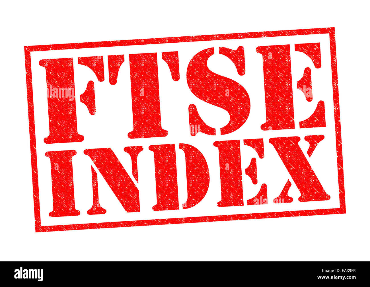 FTSE INDEX red Rubber Stamp over a white background Stock Photo - Alamy