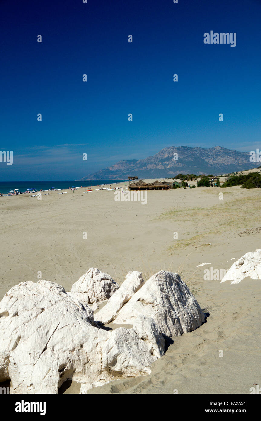 Patara Beach near Kalkan, Lycian Coast, near Kas, Turkey, Asia Stock ...
