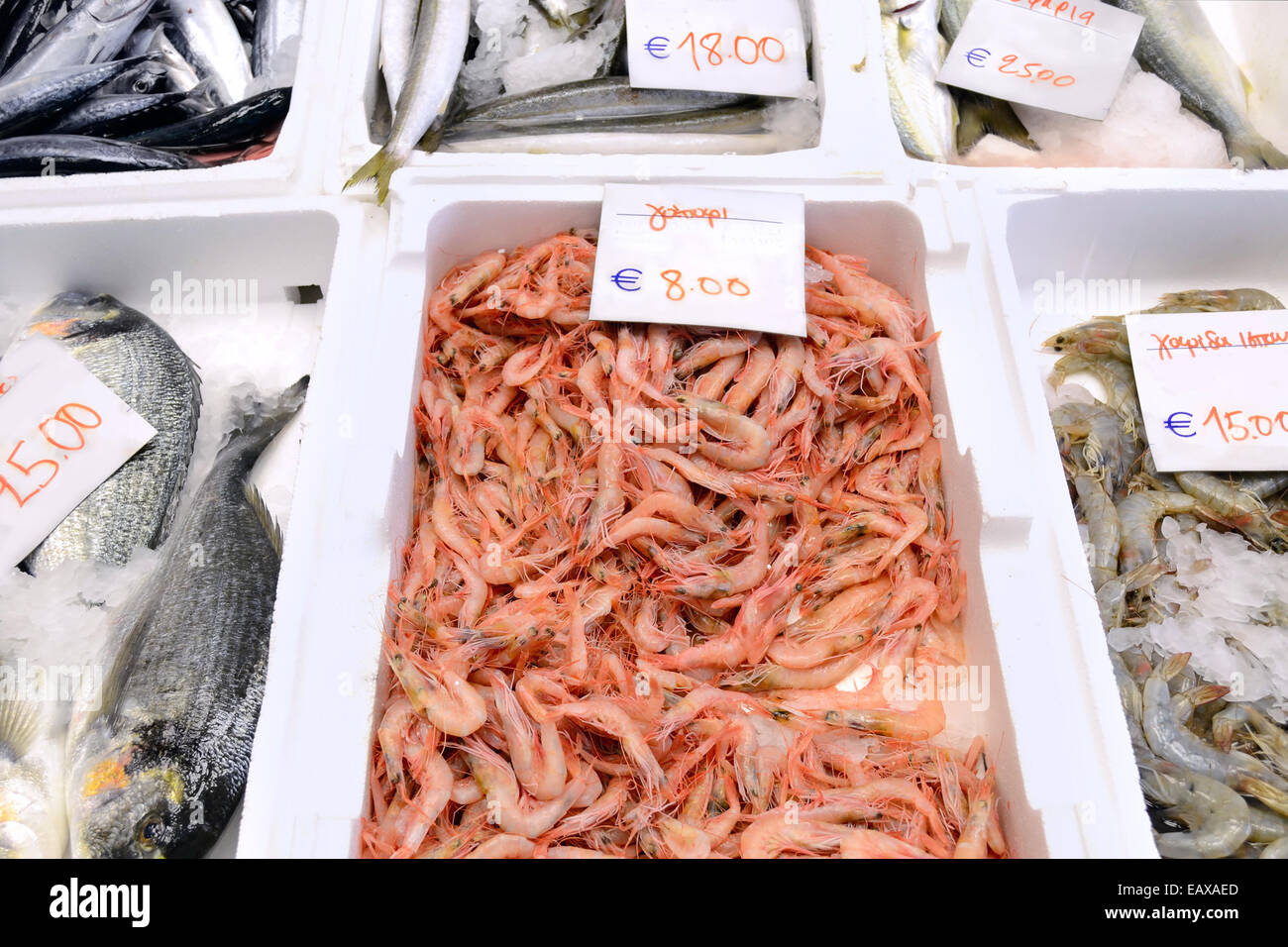 Crete seafood hi-res stock photography and images - Alamy