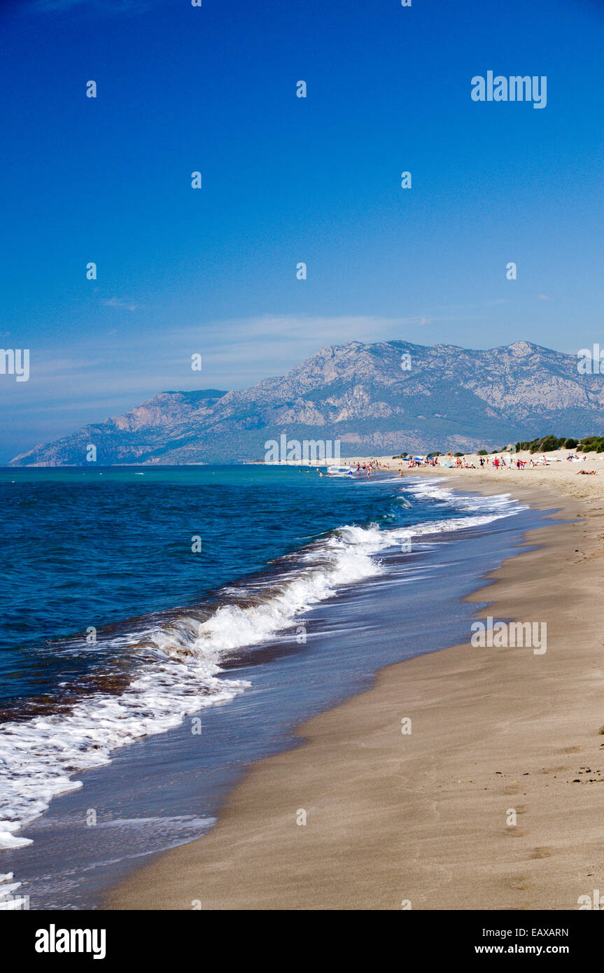 Patara Beach near Kalkan, Lycian Coast, near Kas, Turkey, Asia Stock ...