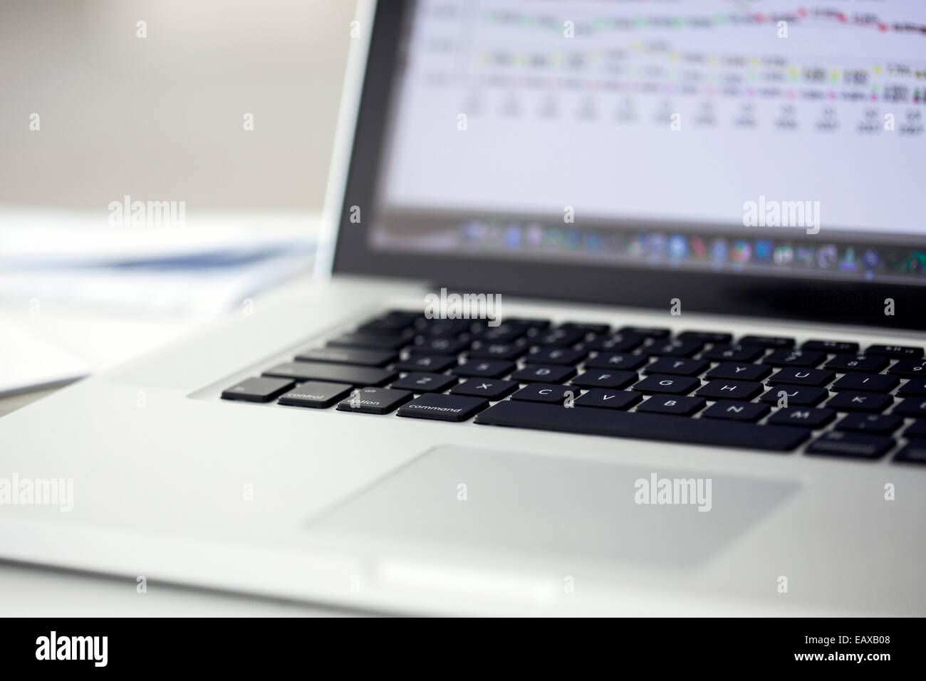 Close-up of laptop computer Stock Photo - Alamy