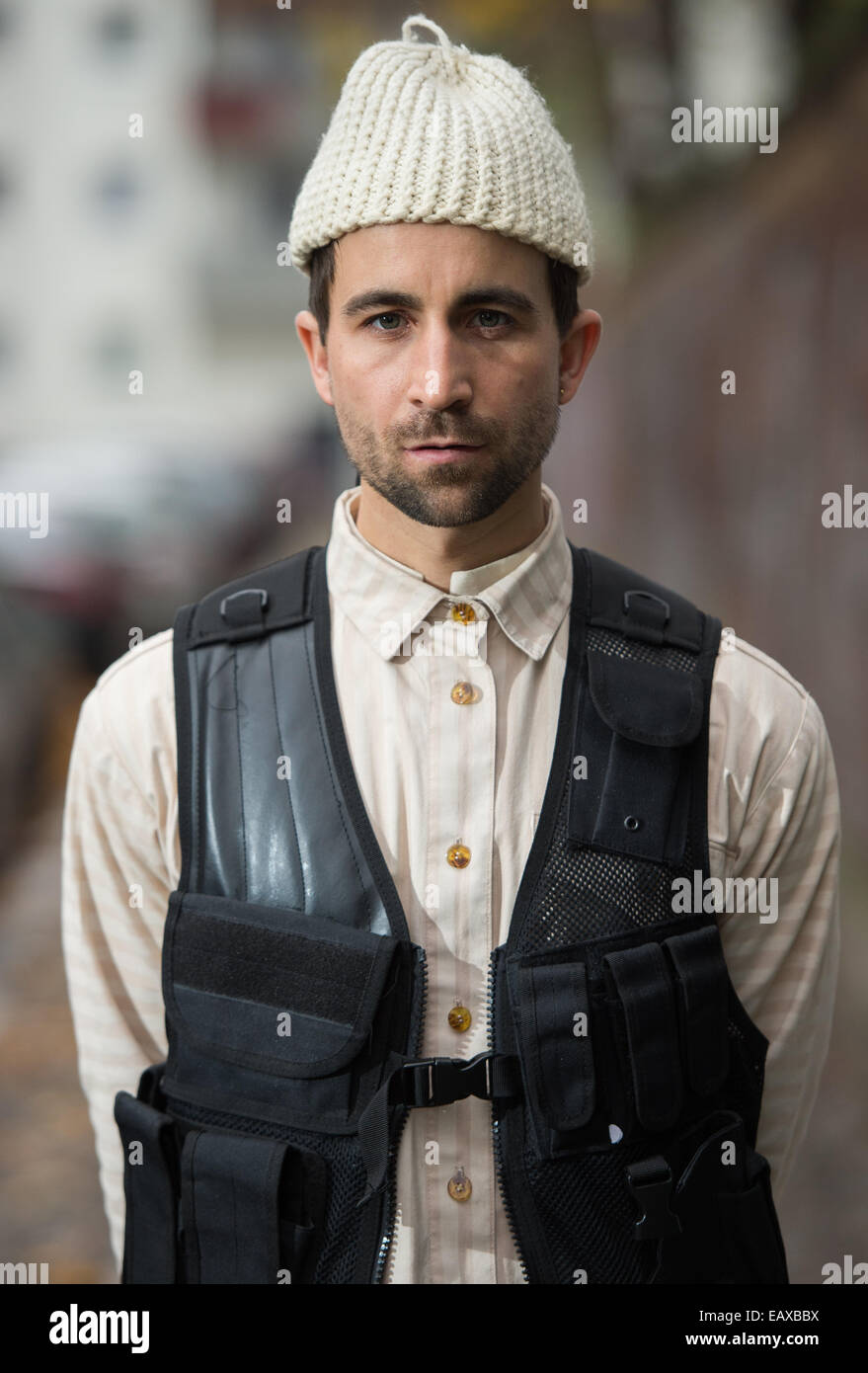 Berlin, Germany. 19th Nov, 2014. The blogger David Roth poses in Berlin ...