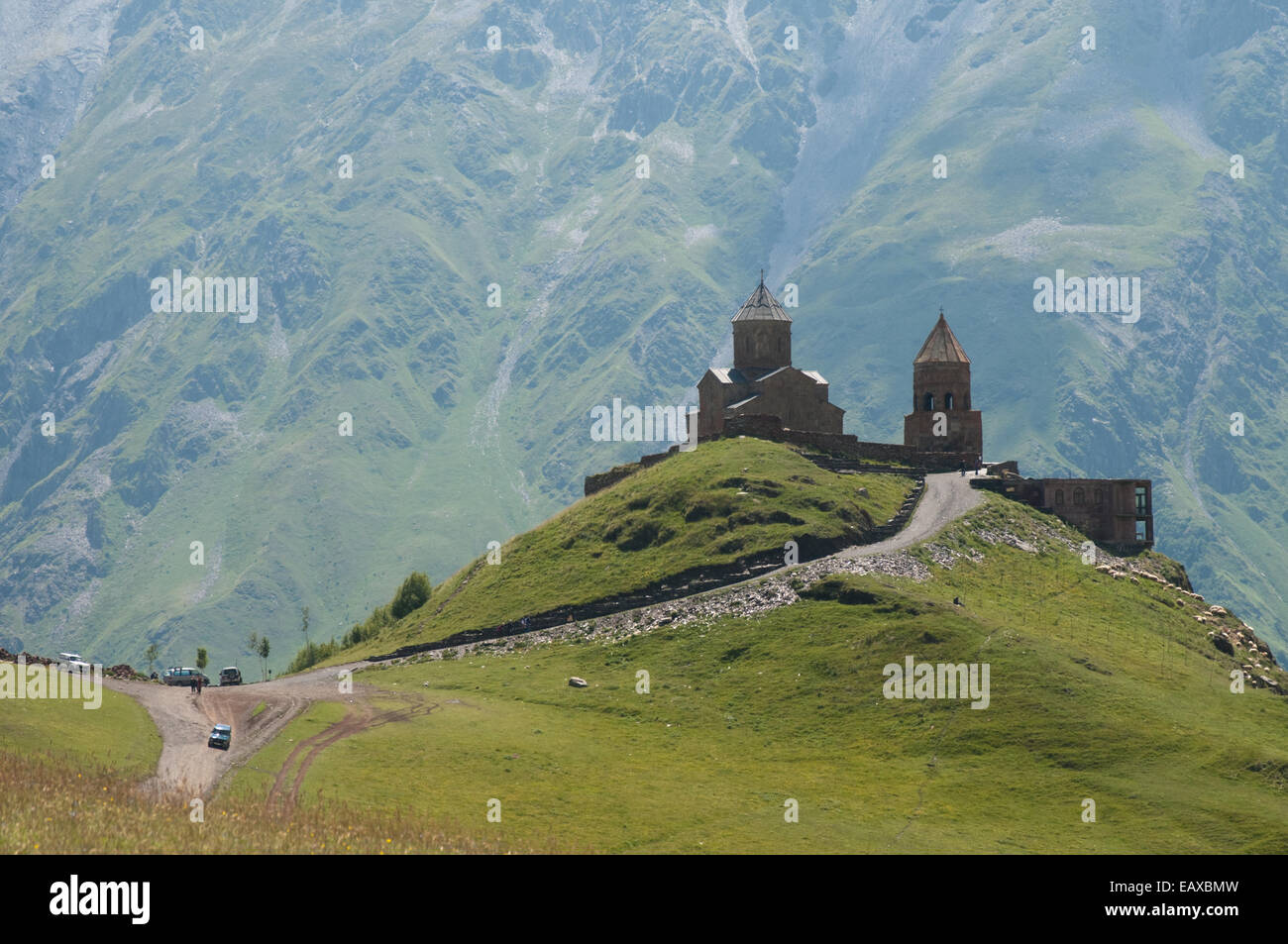The Gergeti Trinity Church is the main cultural landmark of Kazbegi ...