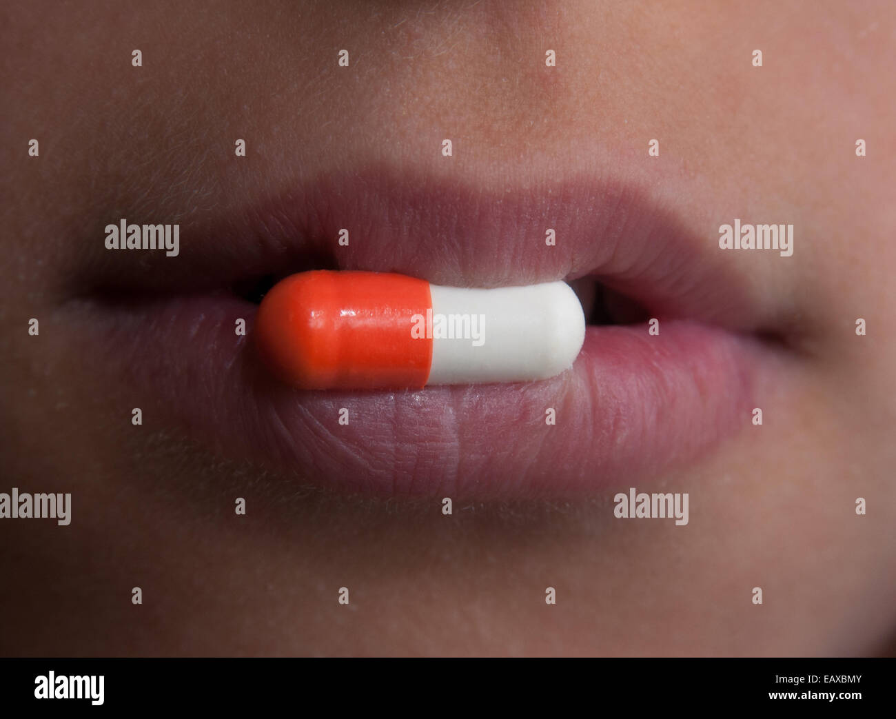 Woman anti depressant pill hi-res stock photography and images - Alamy