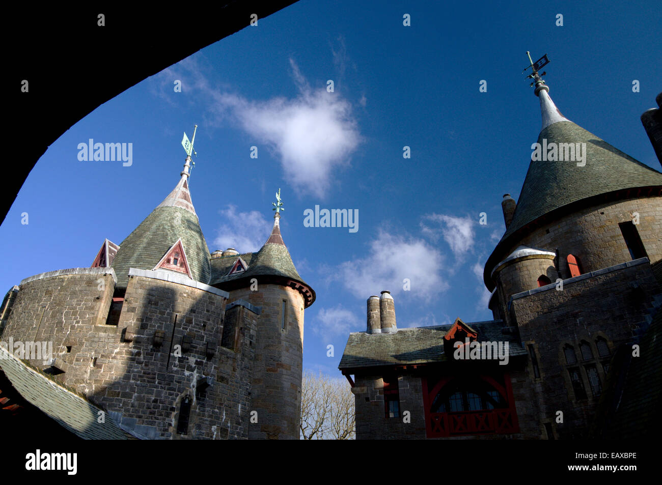 Castell coch, Tongwynlais near Cardiff, South Wales, United Kingdom ...