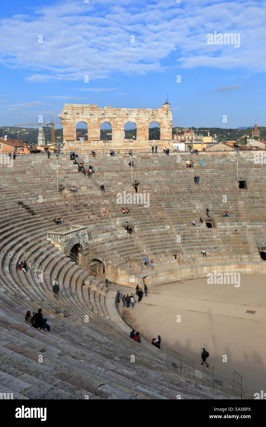 Arena amphitheater, Verona, Italy, Veneto Stock Photo - Alamy