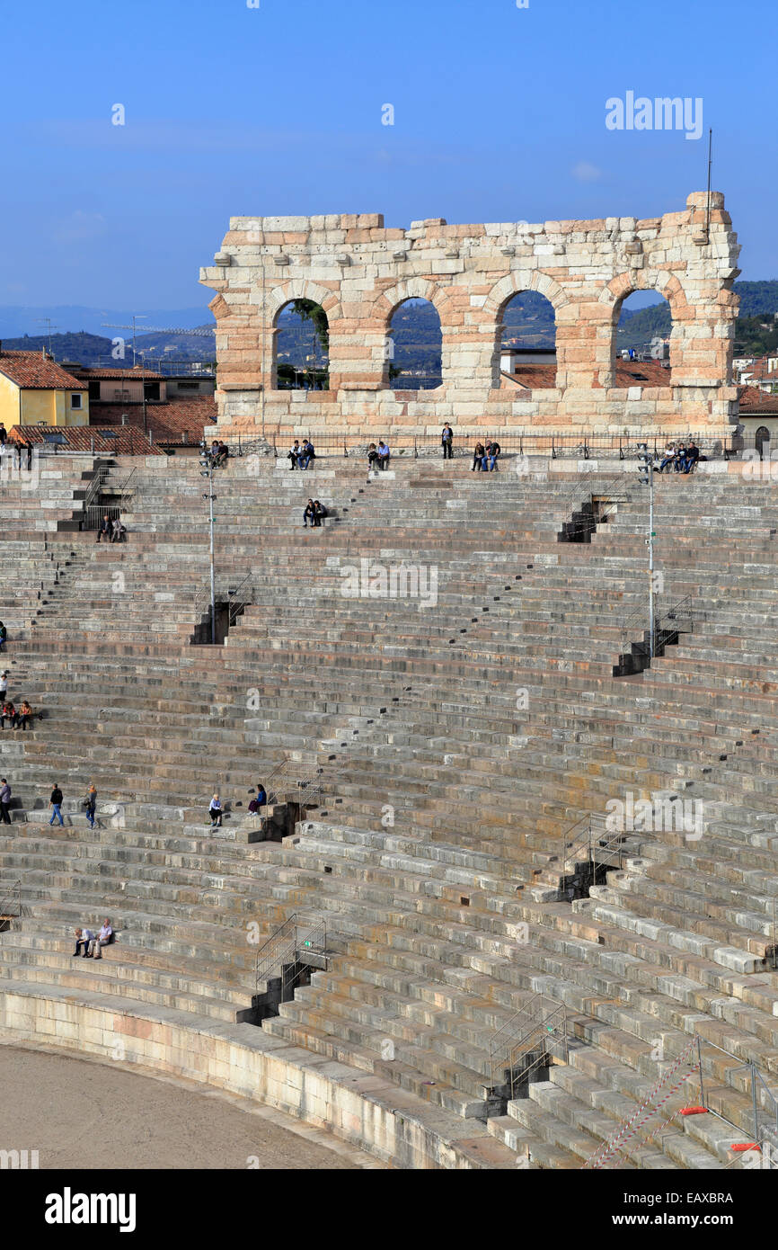 Arena amphitheater, Verona, Italy, Veneto Stock Photo - Alamy