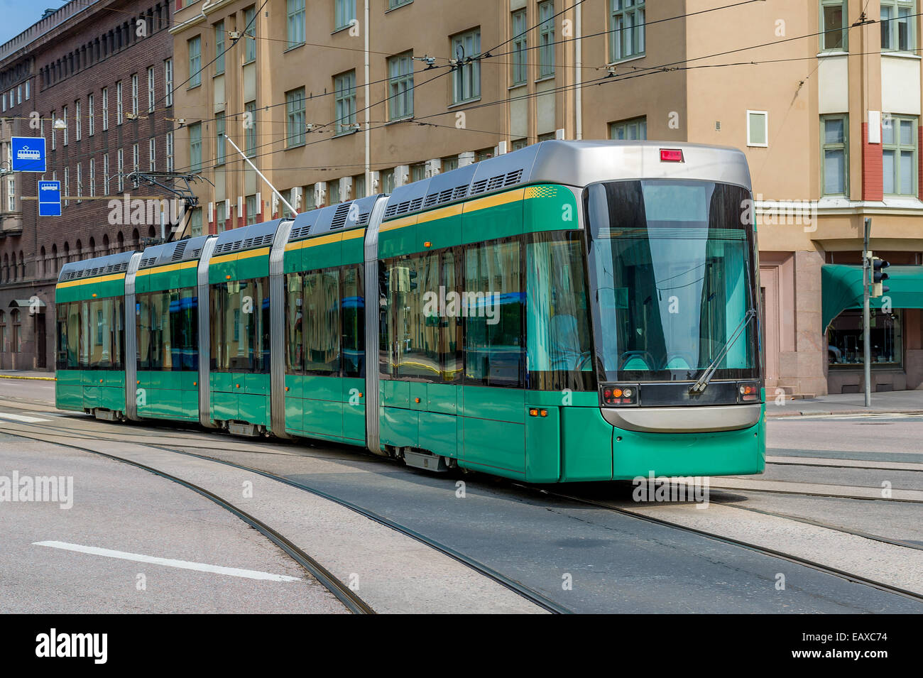 Green tram hi-res stock photography and images - Alamy