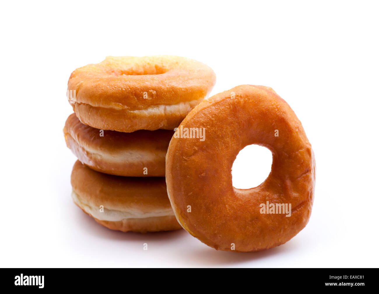 Bagels isolated on white background Stock Photo - Alamy