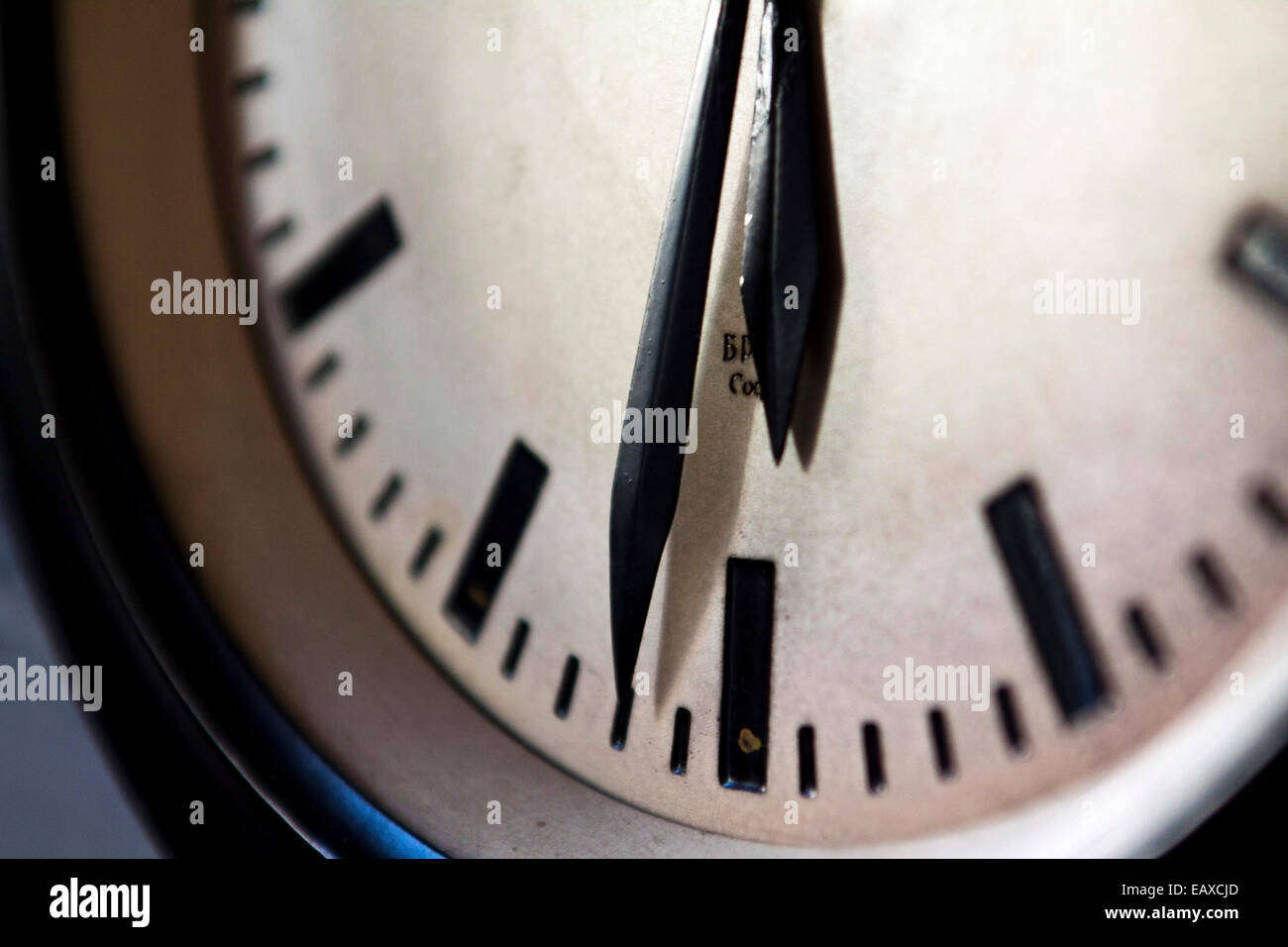 A close-up of a clock Stock Photo - Alamy