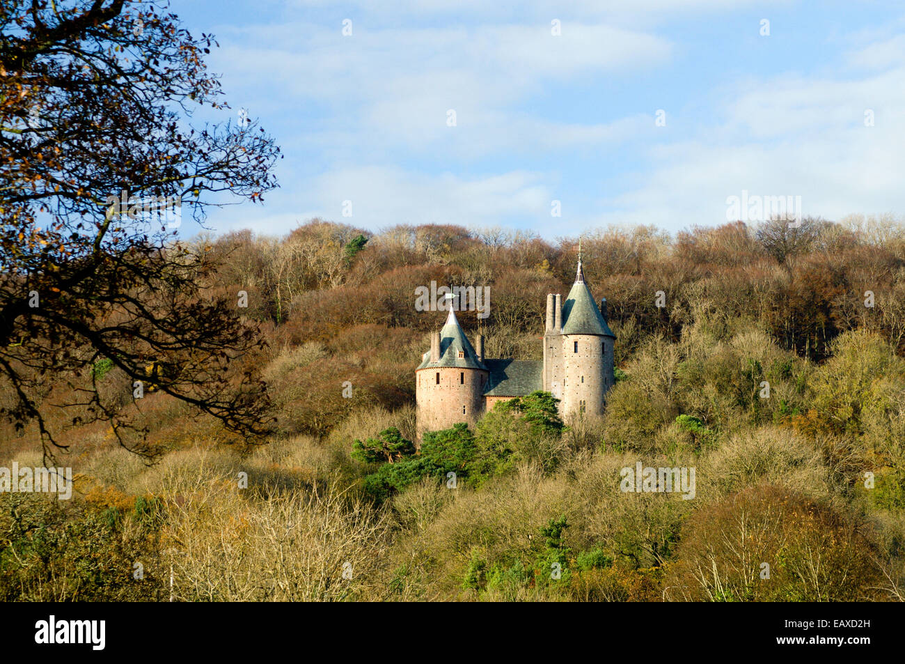 Castell coch, Tongwynlais near Cardiff, South Wales, United Kingdom ...
