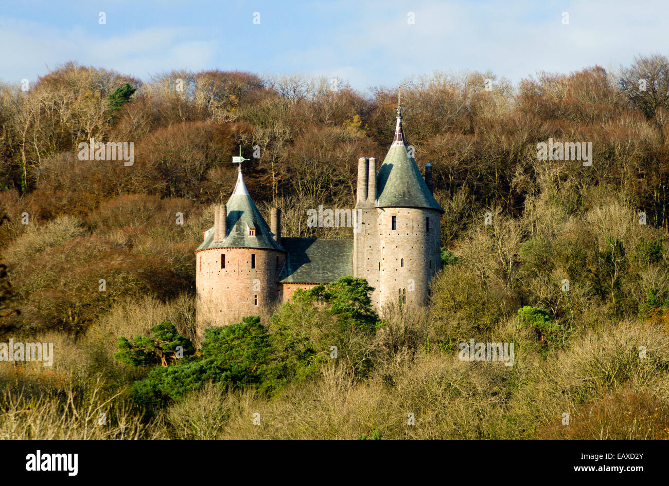 Castell coch, Tongwynlais near Cardiff, South Wales, United Kingdom ...