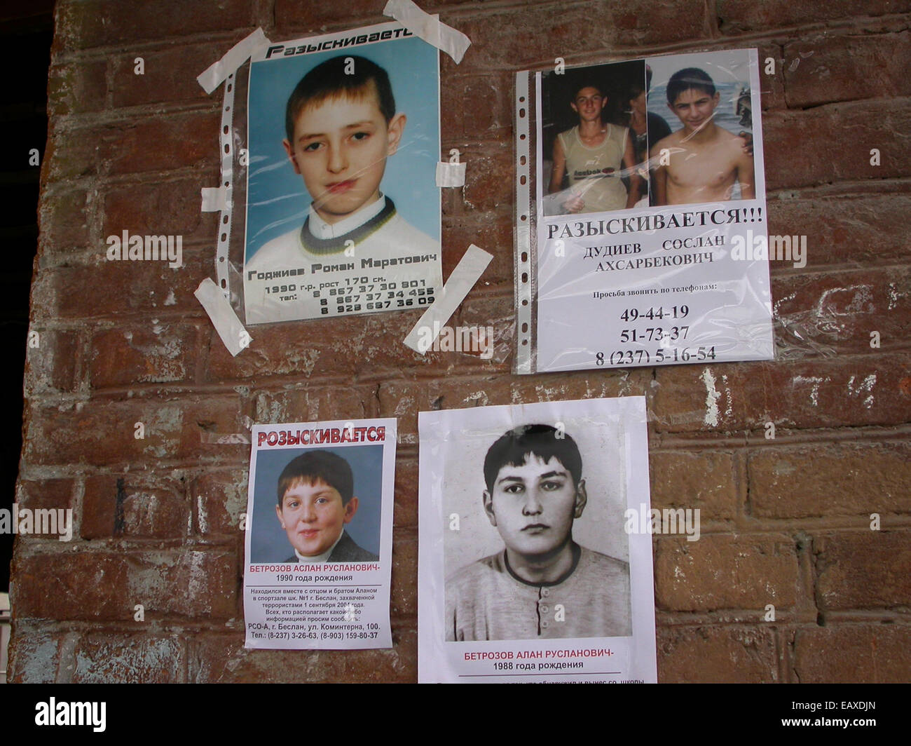 Calls for information on missed school children in Beslan, North ...