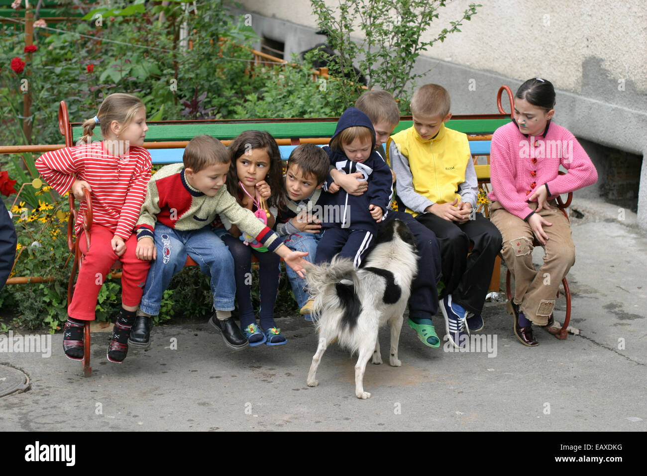 School children in Beslan, North Ossetia, Russia, shortly after a ...