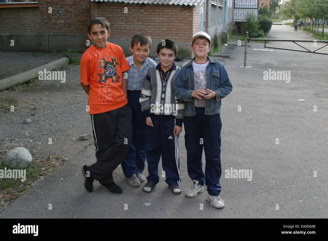 School children in Beslan, North Ossetia, Russia, shortly after a ...