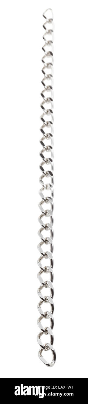 bottom view of hanging chain isolated on white background Stock Photo ...