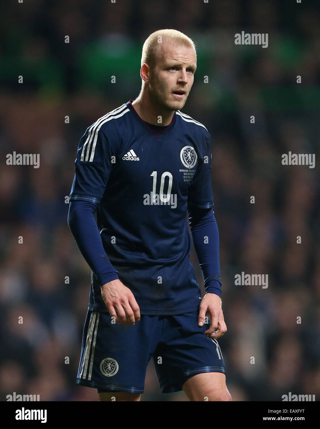 Glasgow, UK. 18th Nov, 2014. Scotland's Steven Naismith in action ...