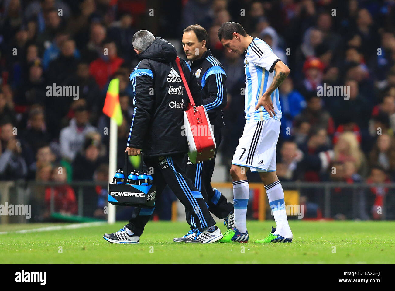 Nov. 18, 2014 - Manchester, United Kingdom - Angel Di Maria of ...