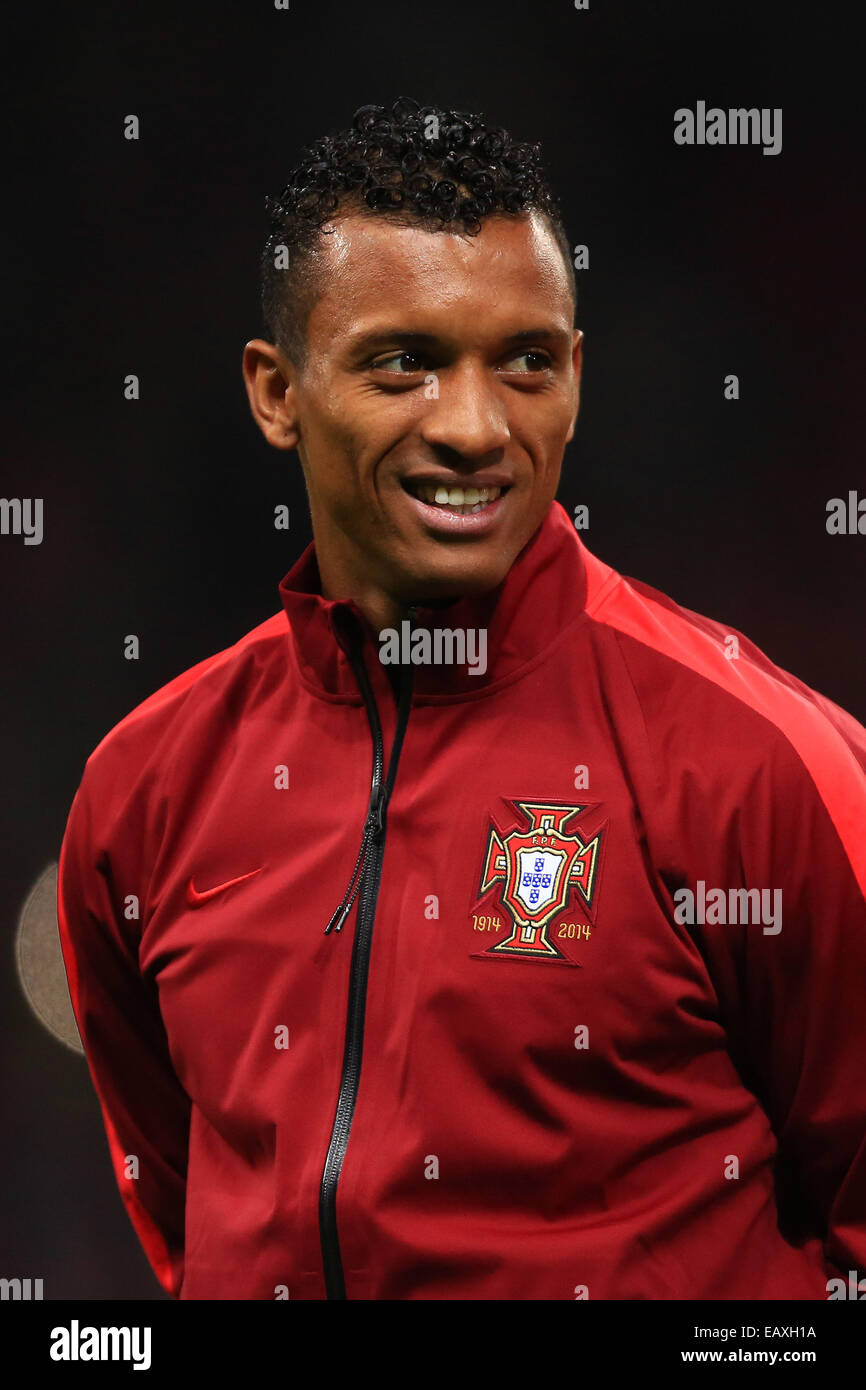 Manchester, UK. 18th Nov, 2014. Nani of Portugal - Argentina vs ...