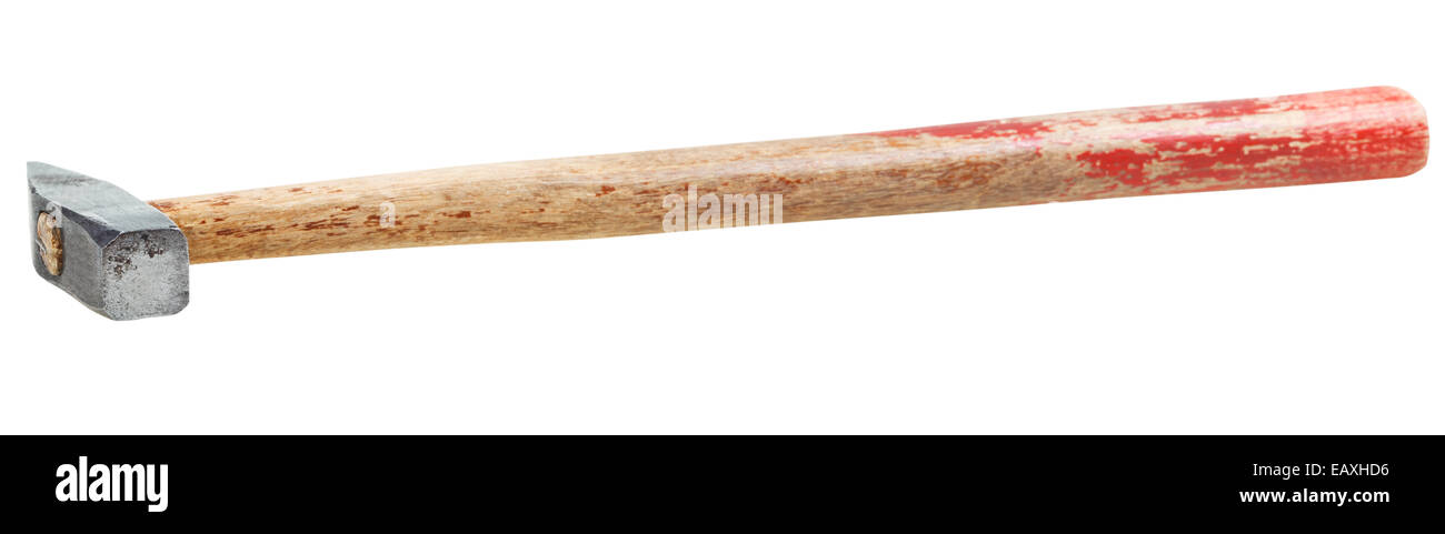 Cross Peen Hammer with square face isolated on white background Stock ...