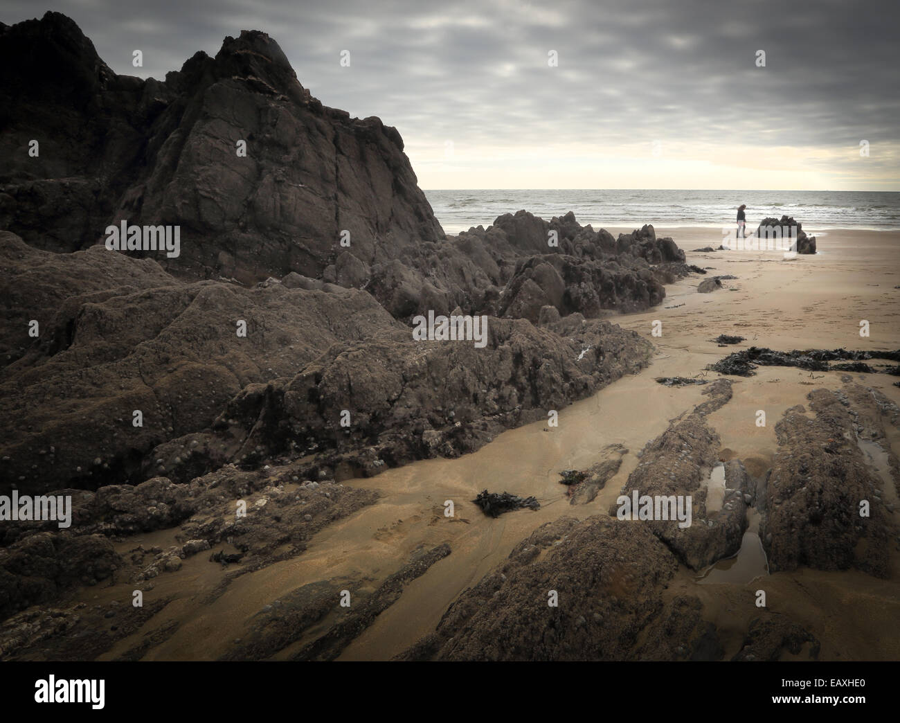 Mothecombe beach hi-res stock photography and images - Alamy