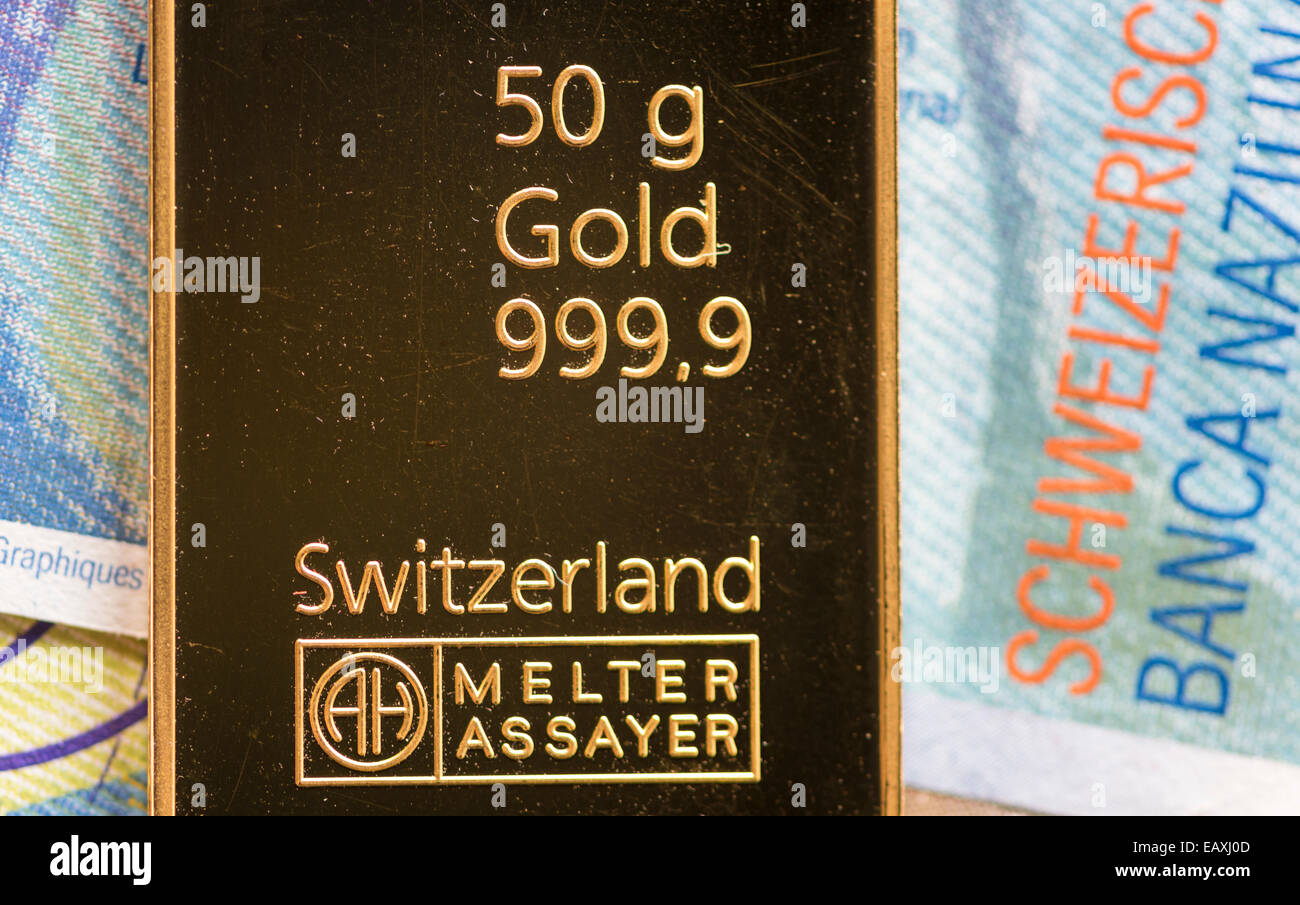 Swiss gold bar hi-res stock photography and images - Alamy