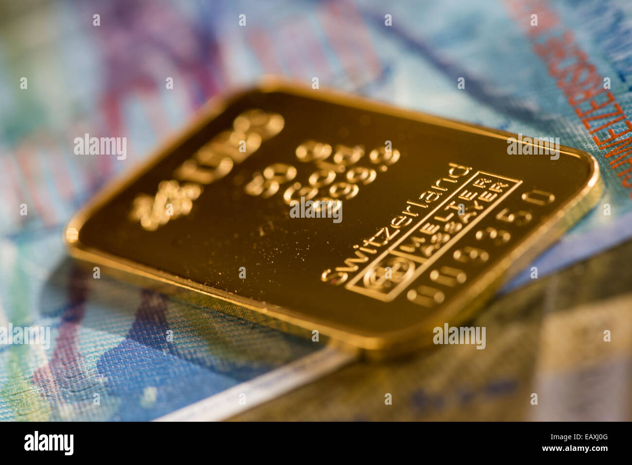 Swiss gold bar hi-res stock photography and images - Alamy
