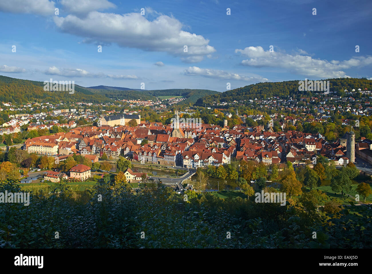 Old town, Hann. Münden, Germany Stock Photo - Alamy