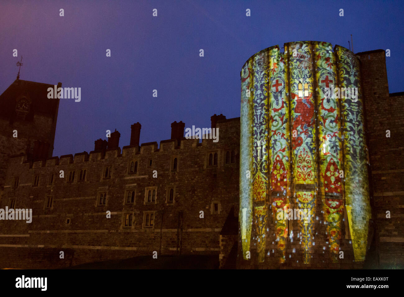 Windsor Castle, Berkshire, UK. 21st November 2014. Regal pictures are ...