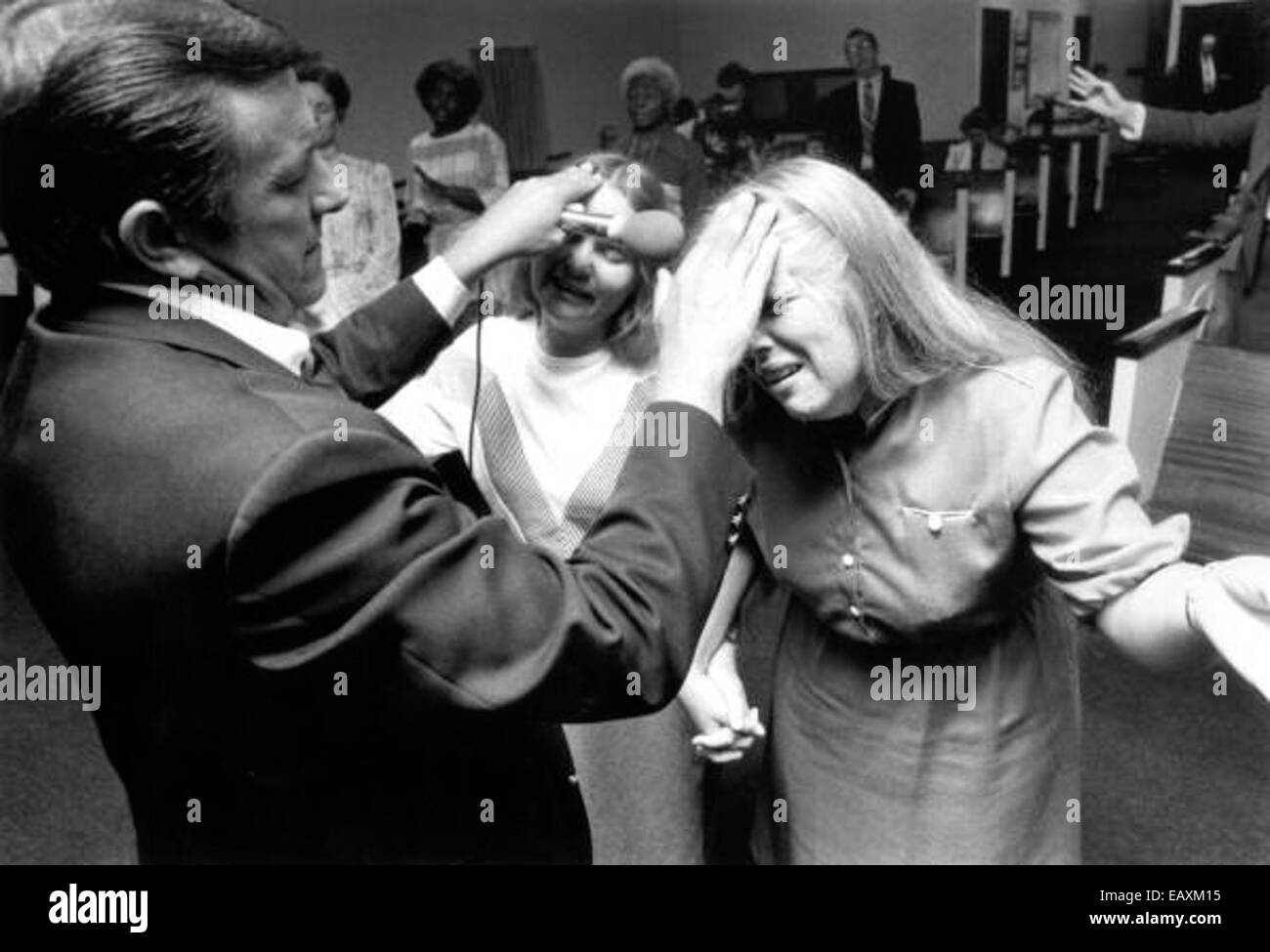Healing at a Pentecostal revival - Tallahassee 91257540 o Stock Photo ...