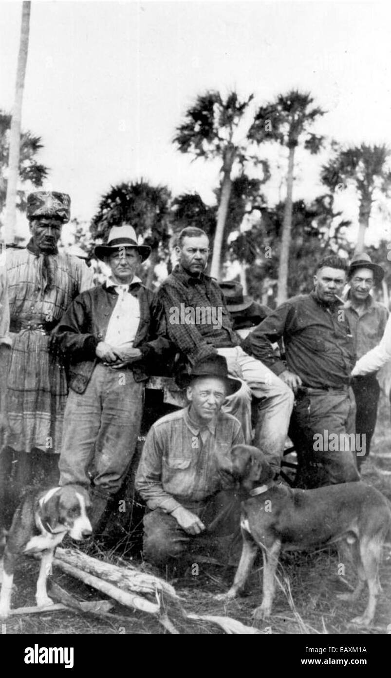 This historical group portrait features a gathering of notable figures ...