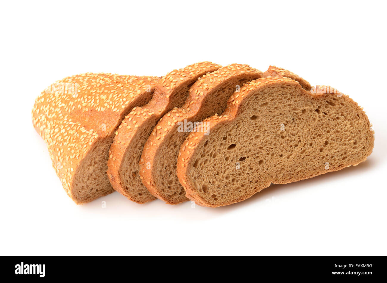 Loaf rye bread cut hi-res stock photography and images - Alamy