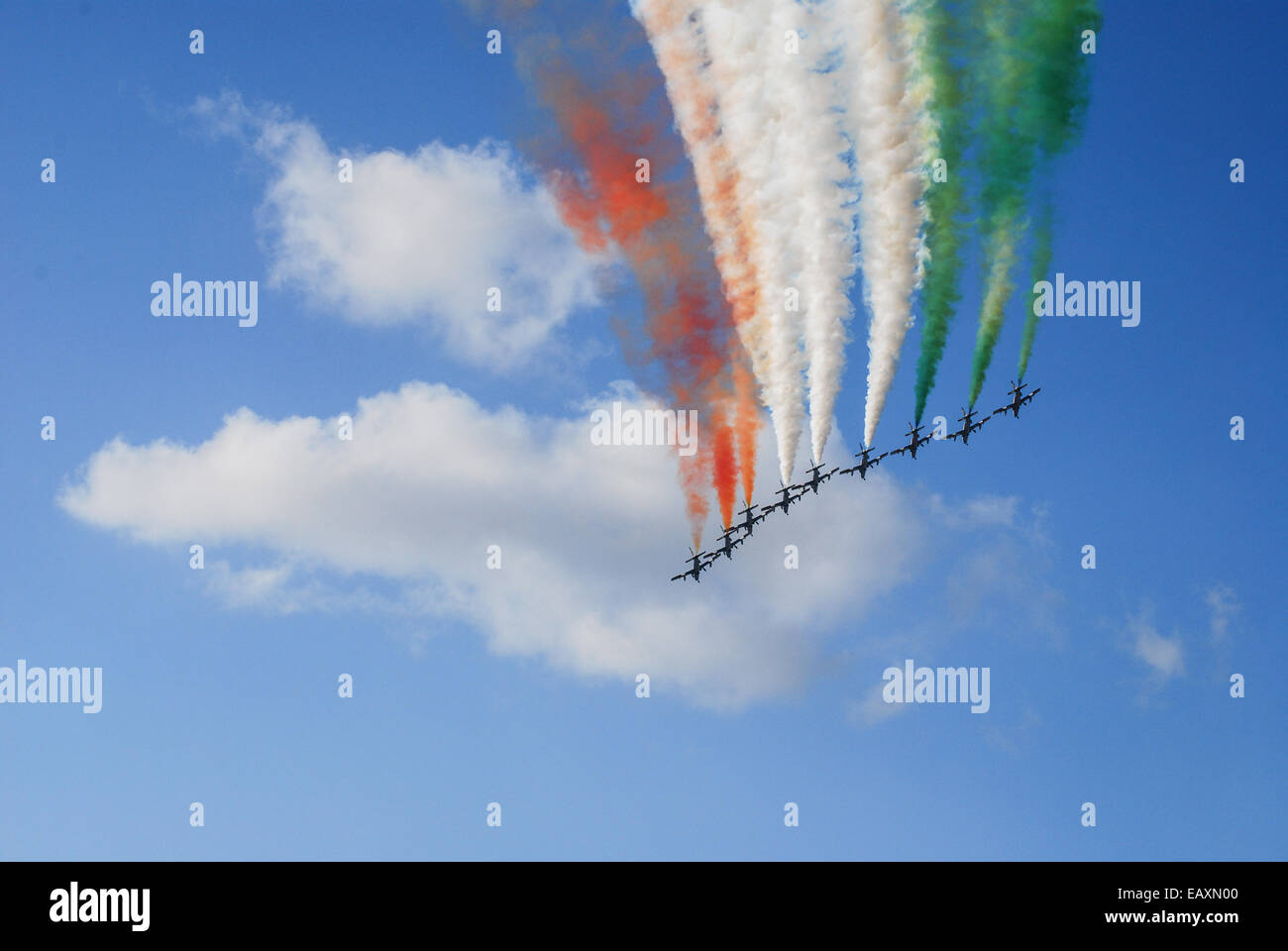 Italian airforce acrobatic team hi-res stock photography and images - Alamy