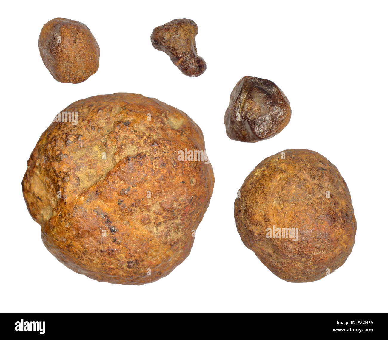 Iron ore isolated on white background Stock Photo - Alamy
