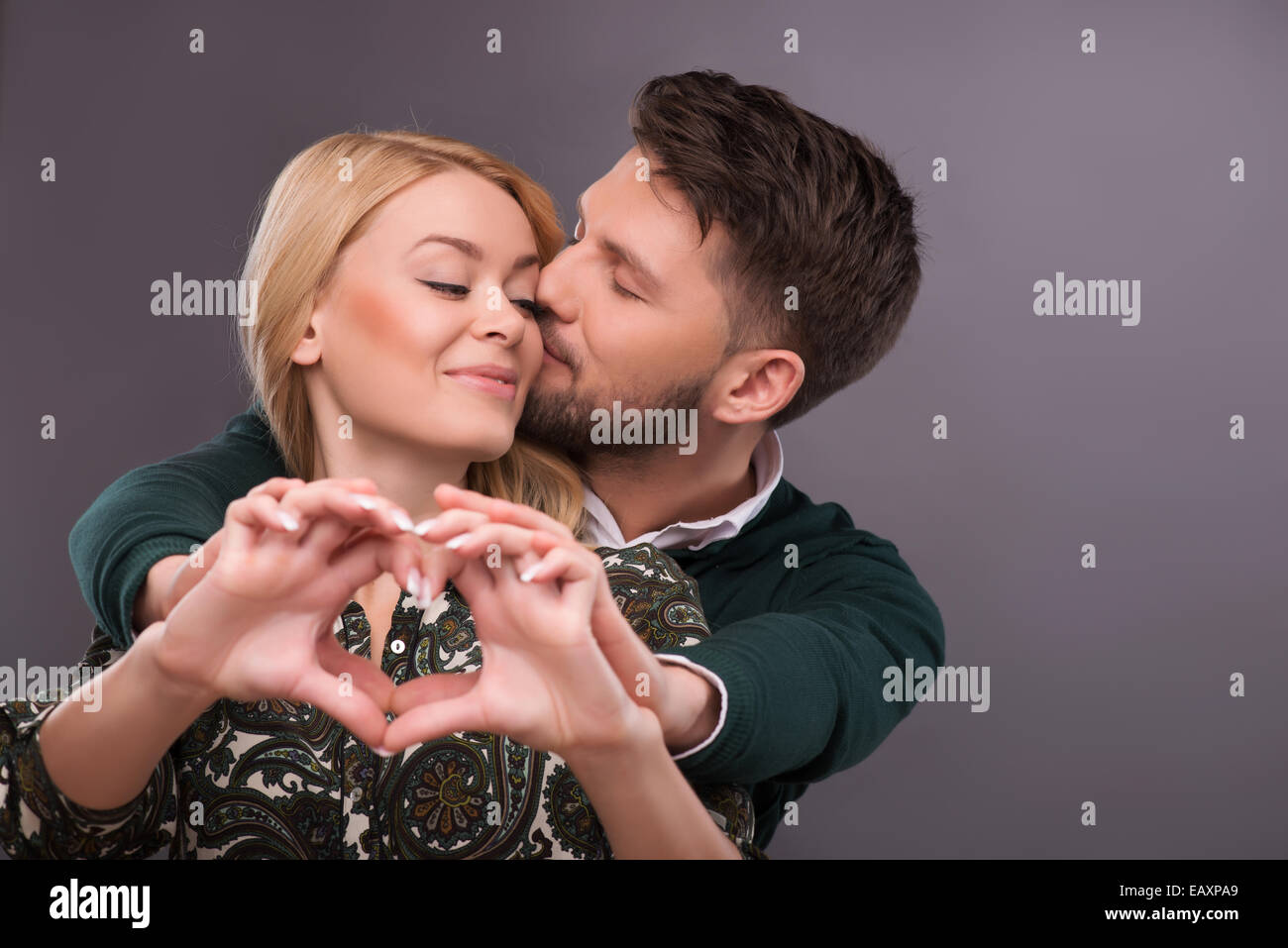 Lovely beautiful couple Stock Photo - Alamy