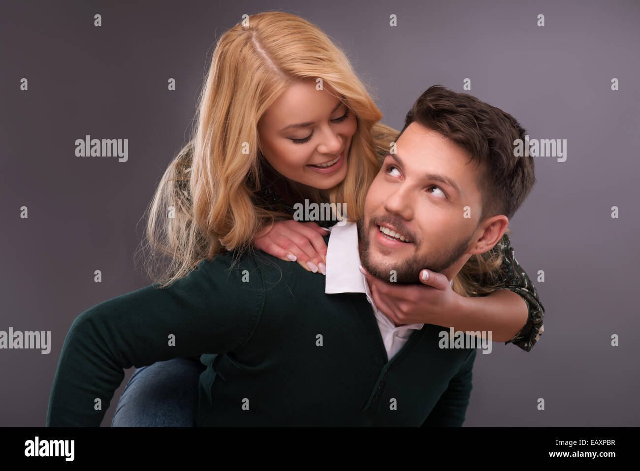 Lovely beautiful couple Stock Photo - Alamy